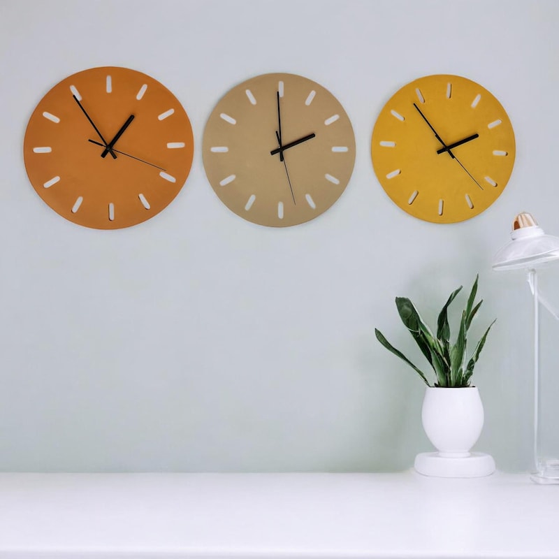 Modern Wall Clock - Etsy