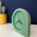 Green Desk Clock in Premium Christmas Box, Concrete Clock, Desk Clock ...
