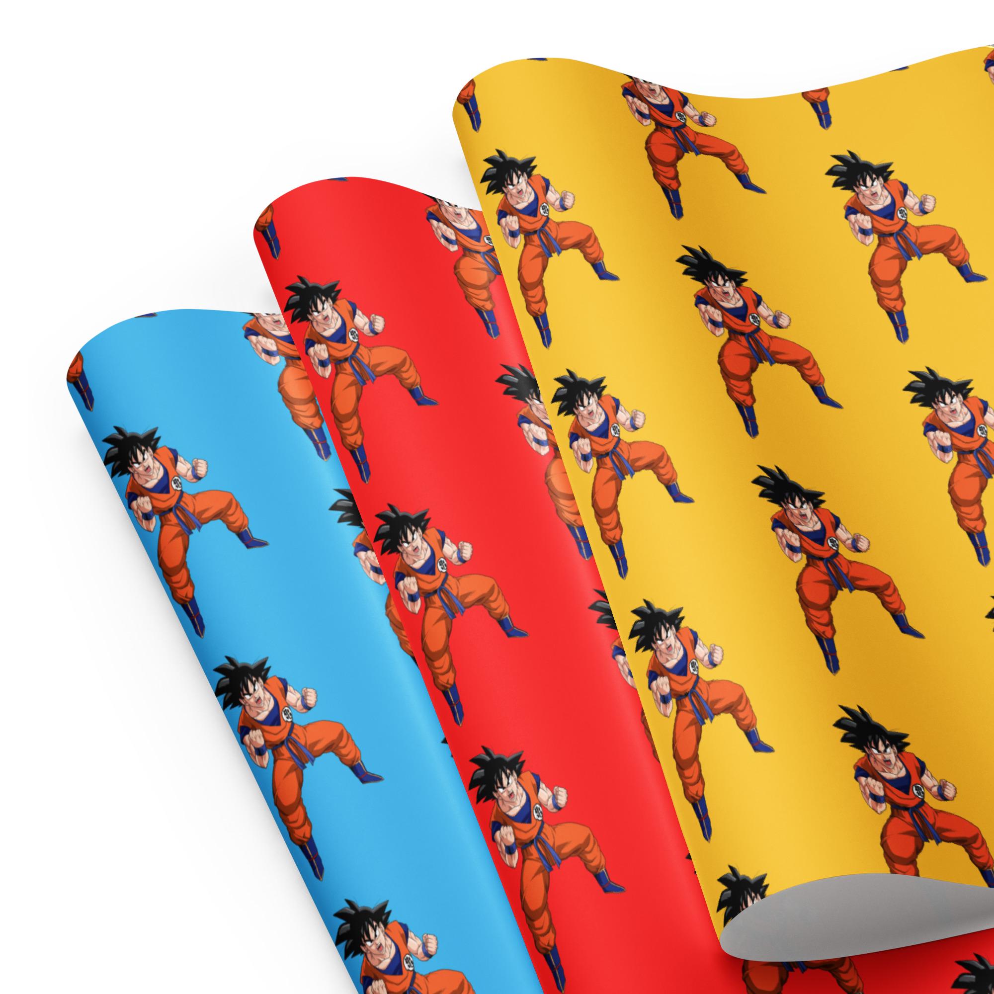 DBZ: Goku Wrapping Paper Sheets - Etsy