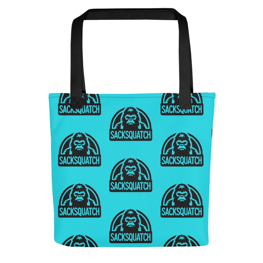 Sacksquatch Blue Tote Bag – Iconic Bigfoot-inspired Brand Design ...