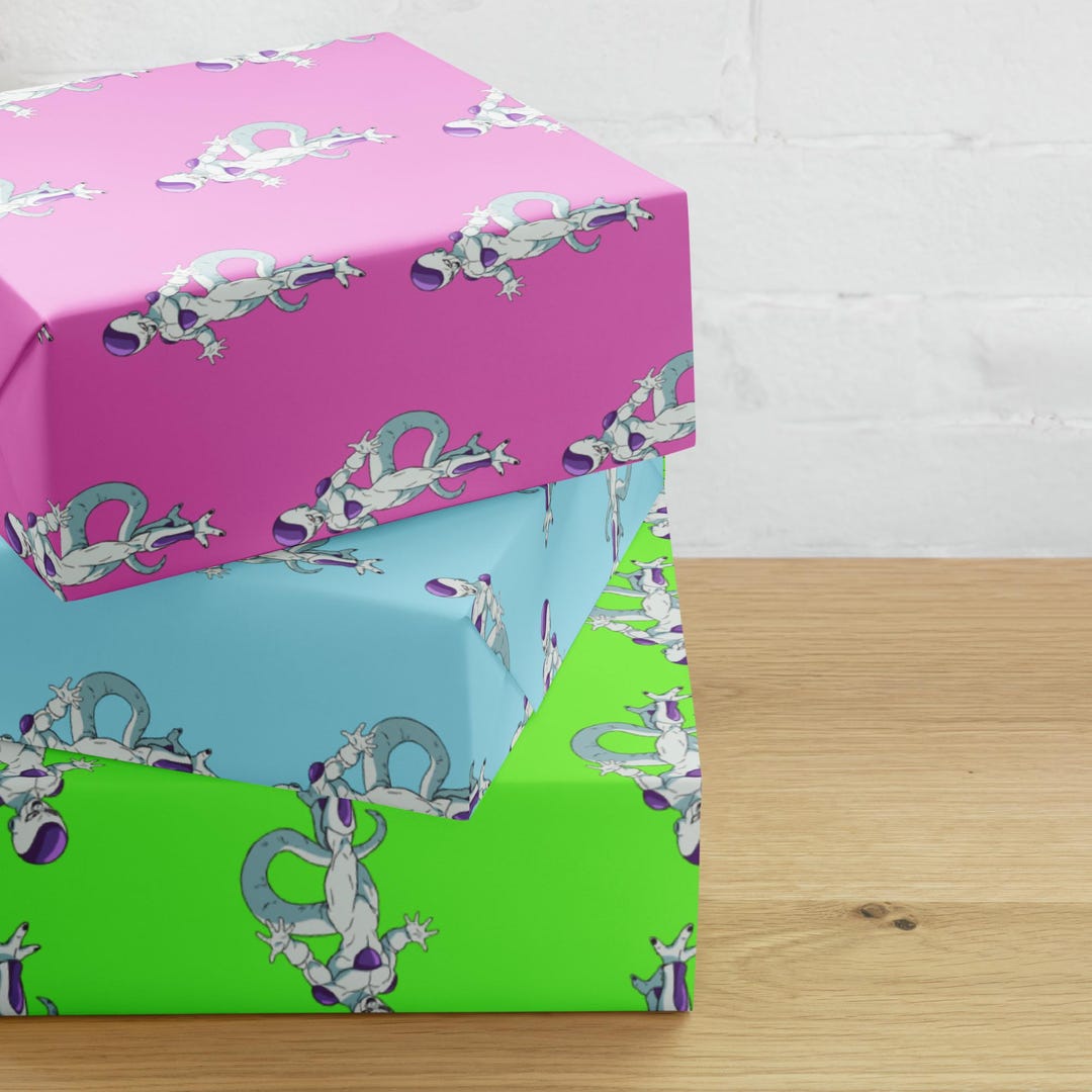 DBZ: Frieza Wrapping Paper Sheets - Etsy
