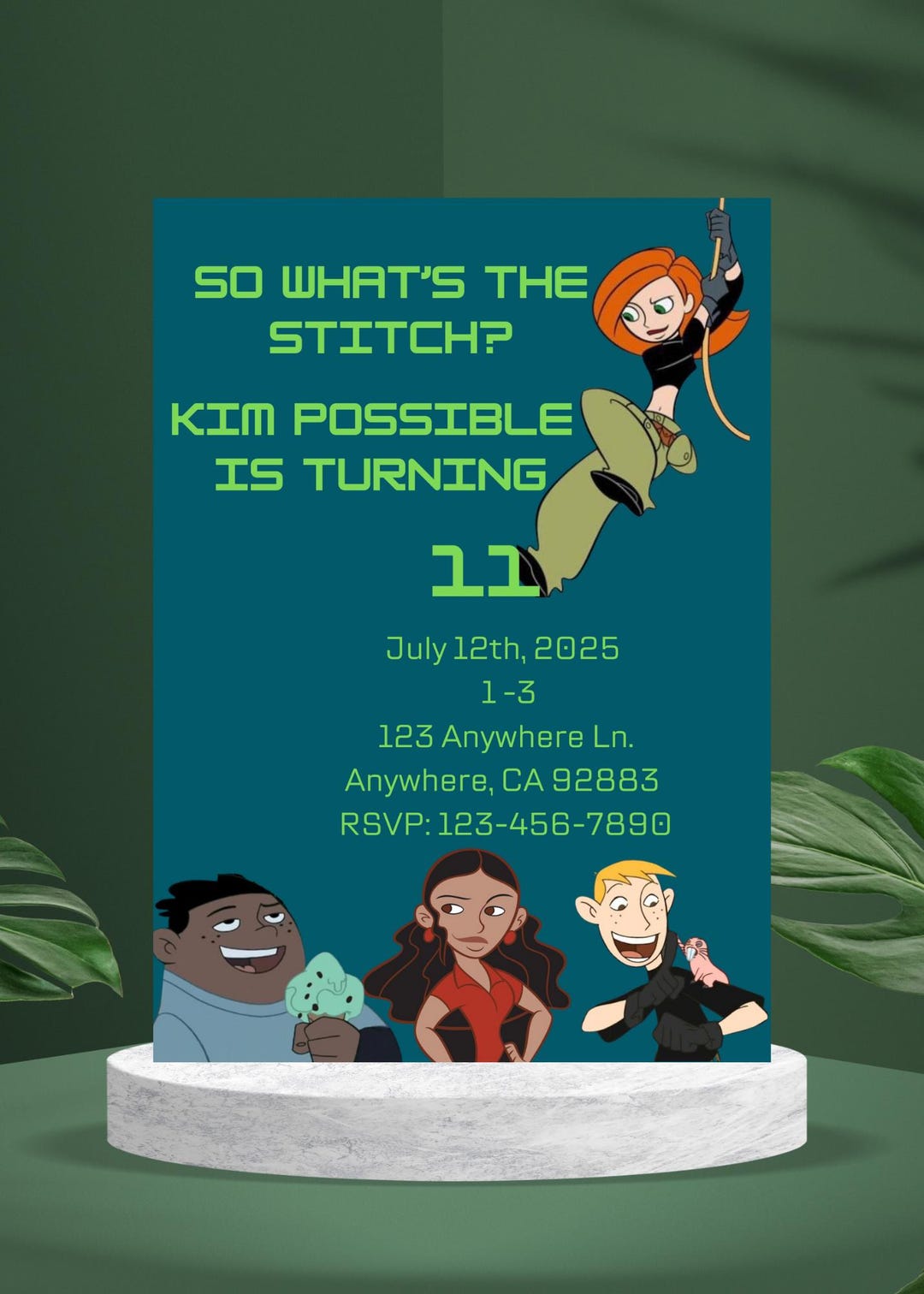 Spy Kids Birthday Invite| Editable Invite| With Assistance From Buyer ...