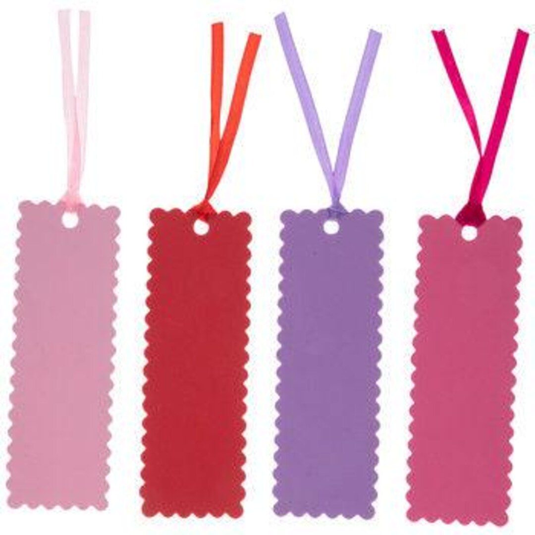 Valentines Diy Scalloped Foam Bookmarks - Etsy