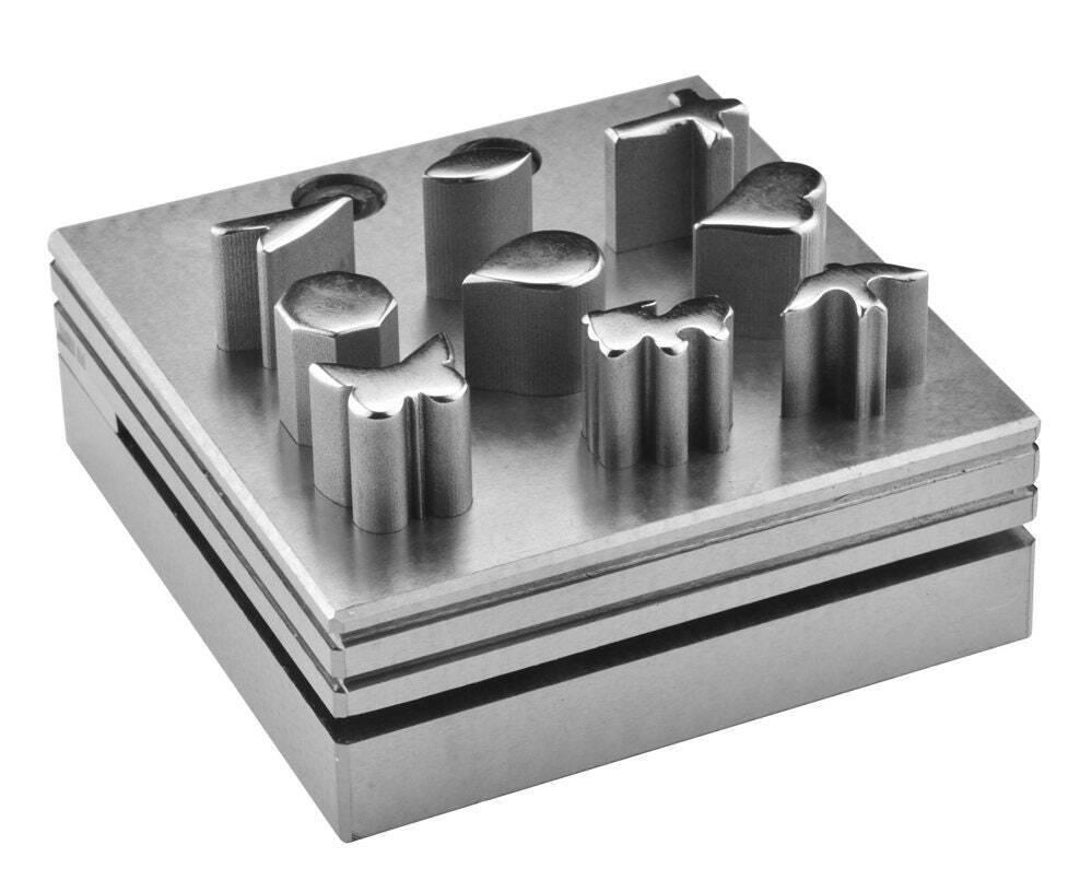 Disc Cutter With 9 Assorted Punches in a Wooden Box - Etsy