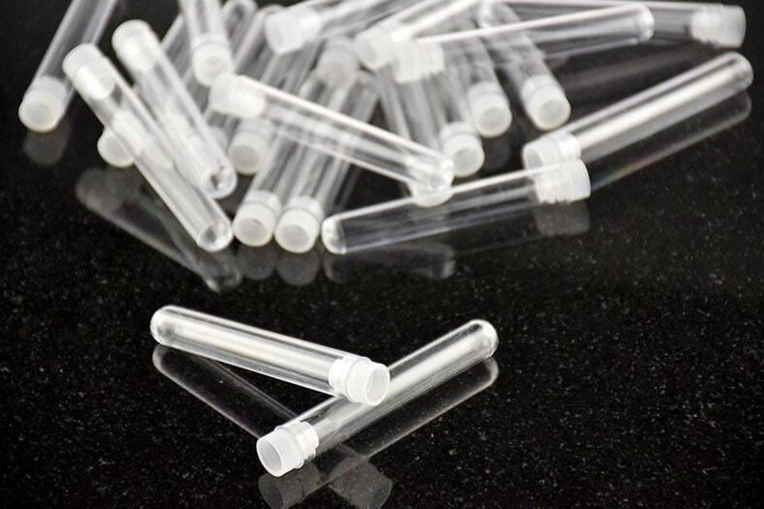 24pcs in Pail bead Plastic Tubes 3-1/8 X 1/2 - Etsy