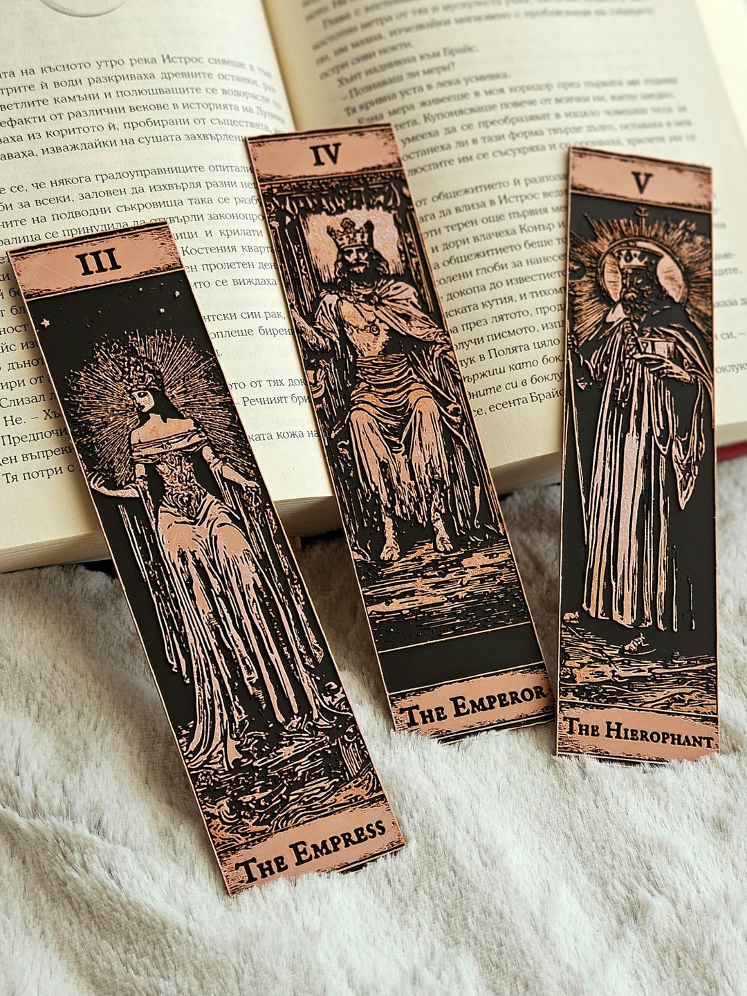 Major Arcana - Tarot Card Bookmarks – Set II - Etsy