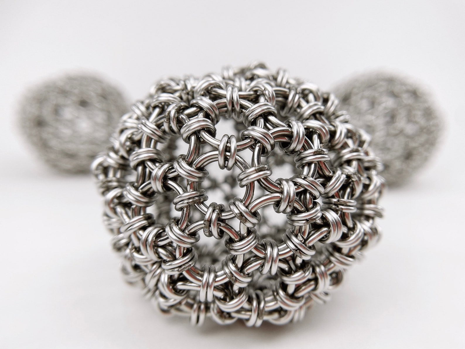 Chainmaille Juggling Balls Welded Link Japanese Sphere | Etsy