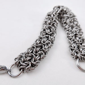 Triple Byzantine, Welded-link, Chainmaille Bracelet - Etsy