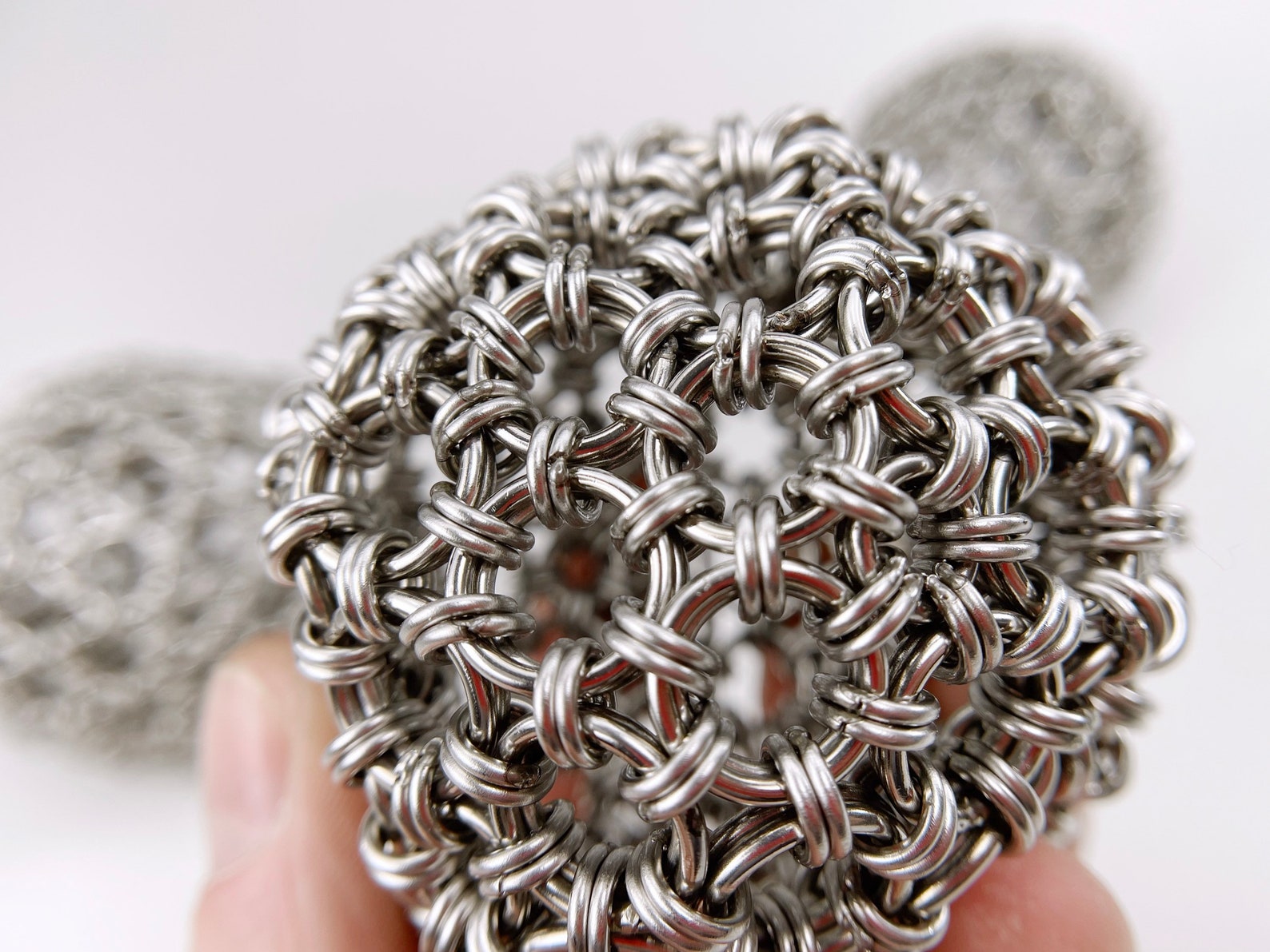 Chainmaille Juggling Balls Welded Link Japanese Sphere | Etsy