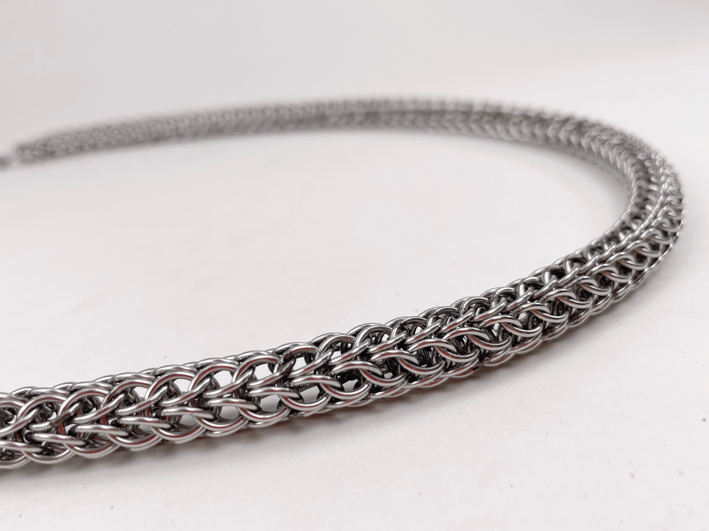 Welded-link Chainmaille Necklace Six Sided Full Persian | Etsy