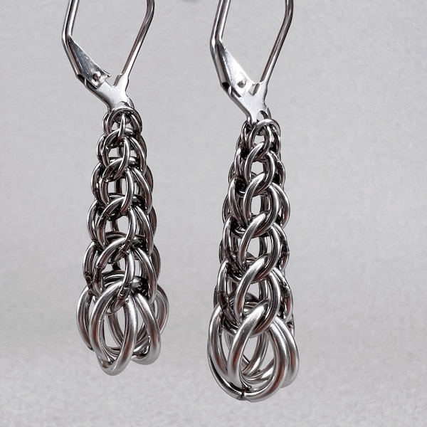 Chainmaille Earrings - Etsy