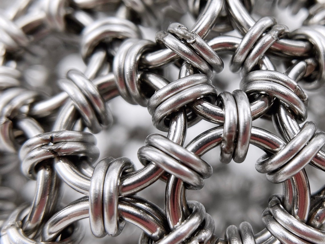 Chainmaille Juggling Balls Welded Link Japanese Sphere | Etsy