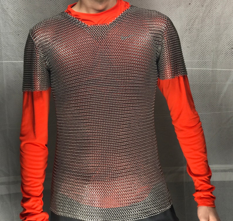 Titanium Chainmaille T-shirt - Etsy