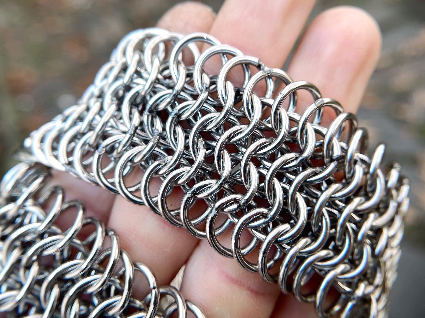 Chainmaille Belt - Welded-link Stainless Steel - 6-in-1 Pattern - Etsy