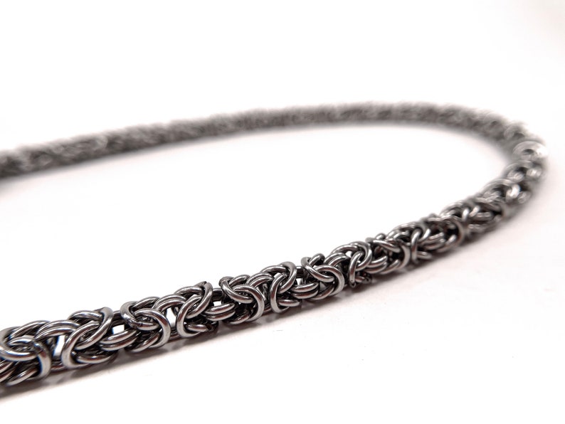 Welded-link Byzantine Wallet Chain - Stainless Steel - Etsy