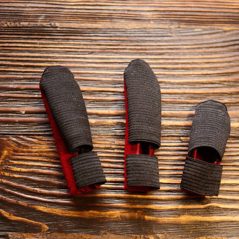 Just for You Professional Women's Finger Protection ,red Thimbles for ...