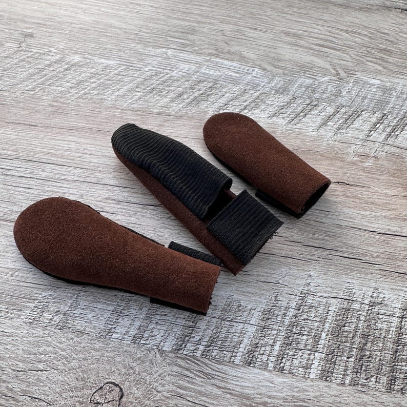 Suede Finger Protector Set: Wood Carving, Metalworking, Gardening - Etsy