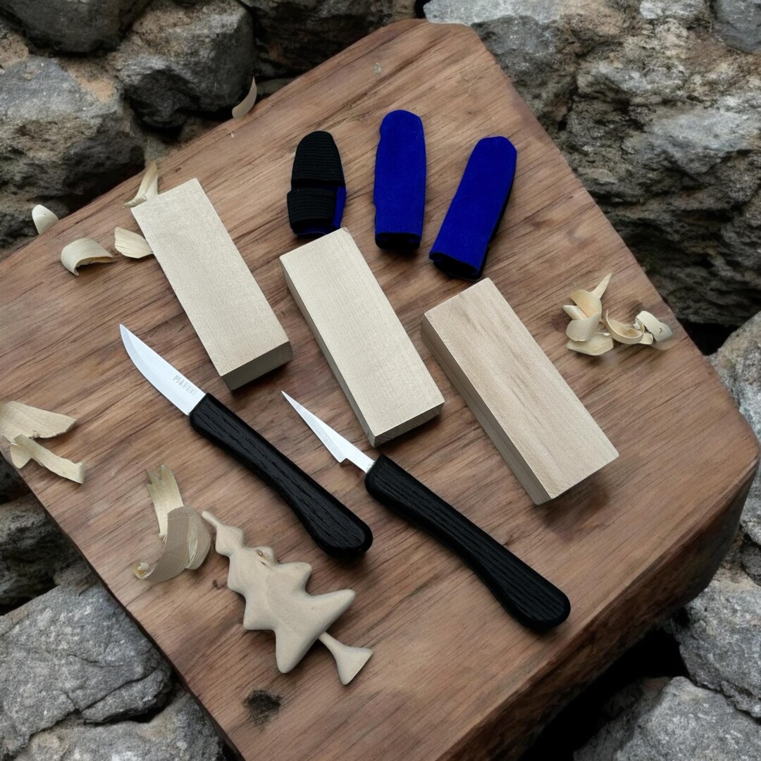 New Wood Carving Kit for Beginners , Carving Kit for Kids , Woodworking ...