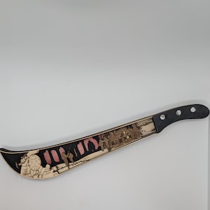 Horror Movie Inspired Halloween Decor. Laser Cut Machete With Laser ...