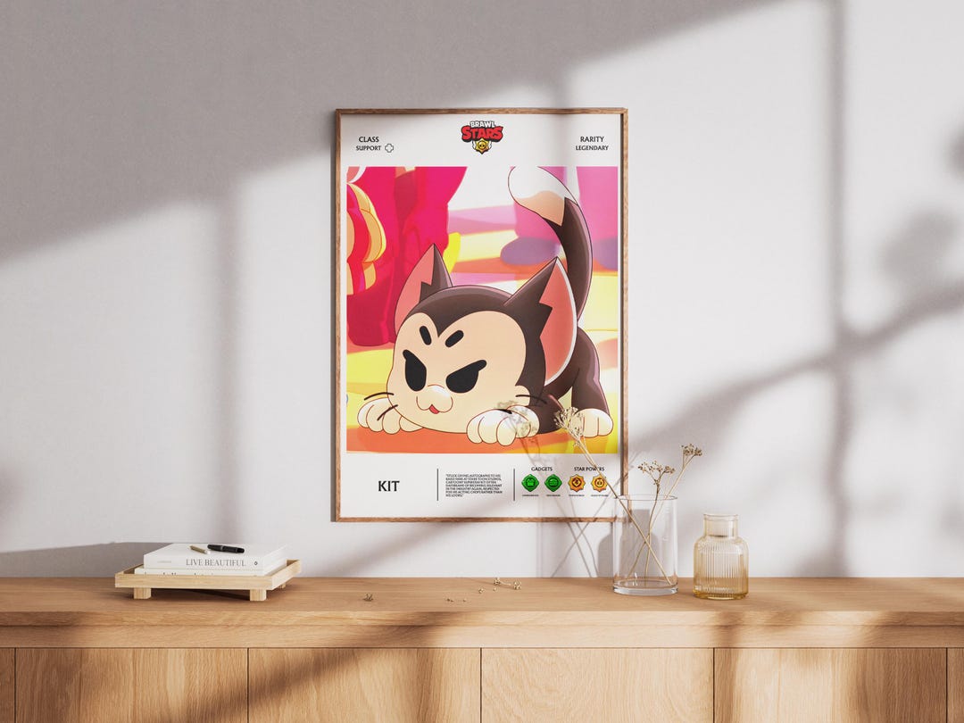 Brawl Stars Poster: Kit Party Print Instant Download Poster for Kid's ...