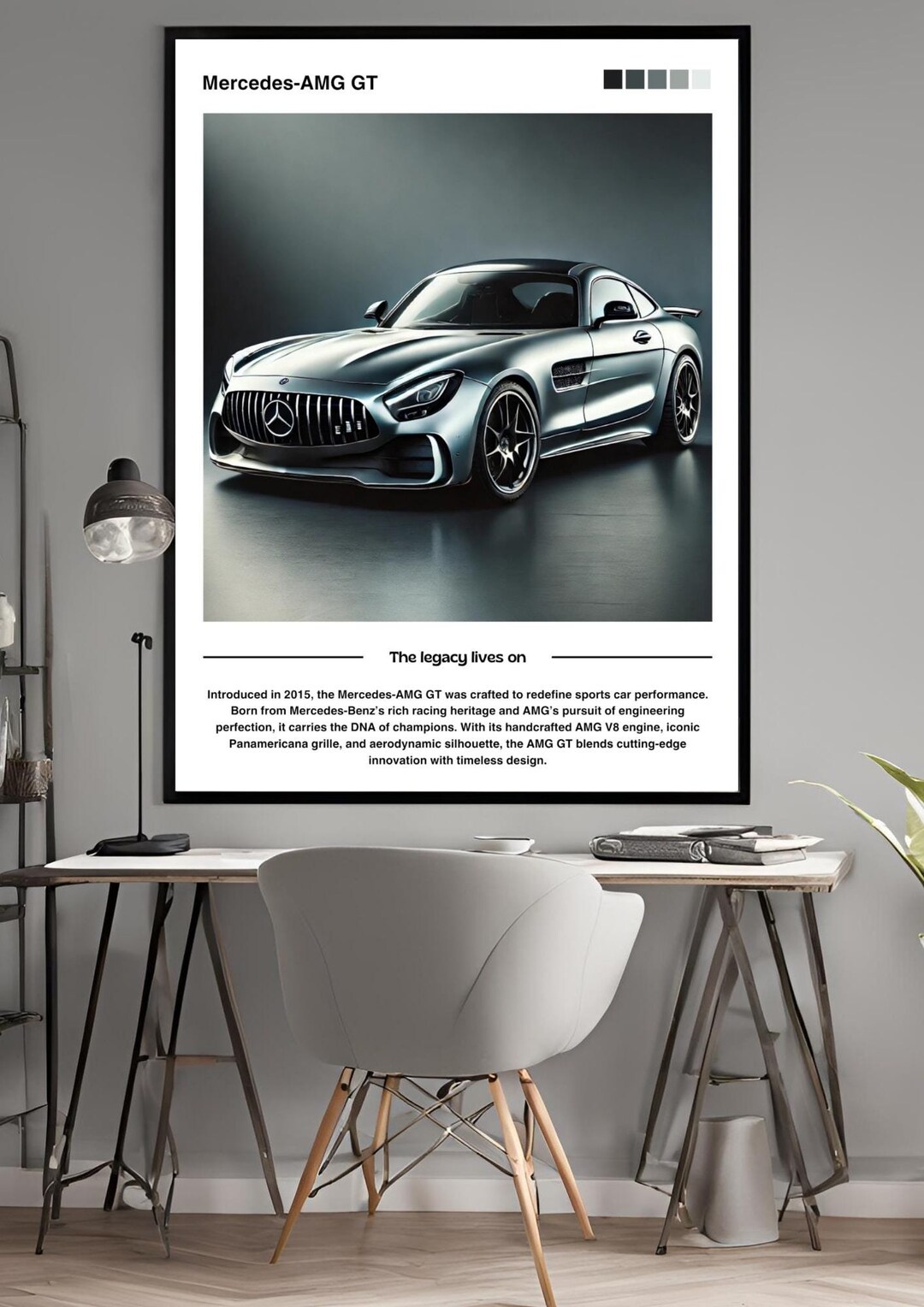 Mercedes-amg GT Print - Luxury Sports Car Wall Art - Etsy