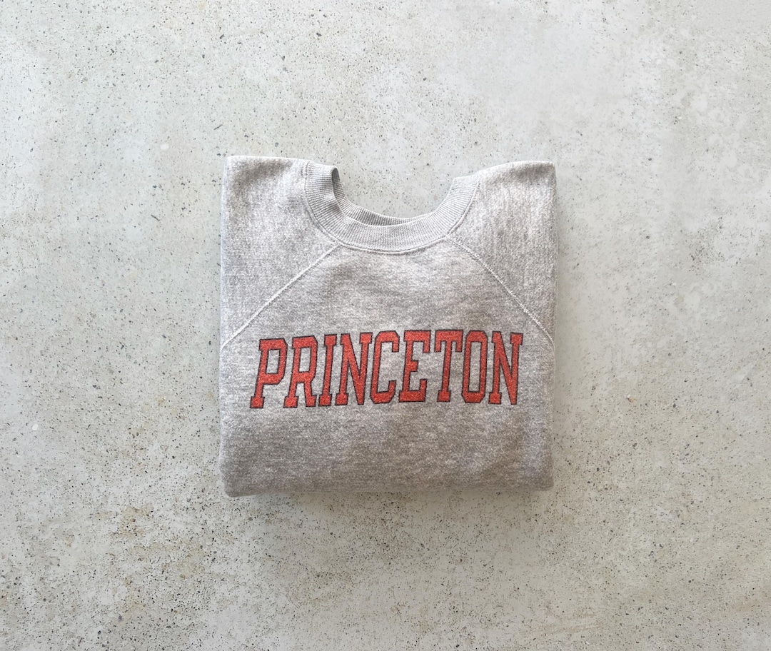 Vintage Sweatshirt PRINCETON University College Raglan Pullover Top ...