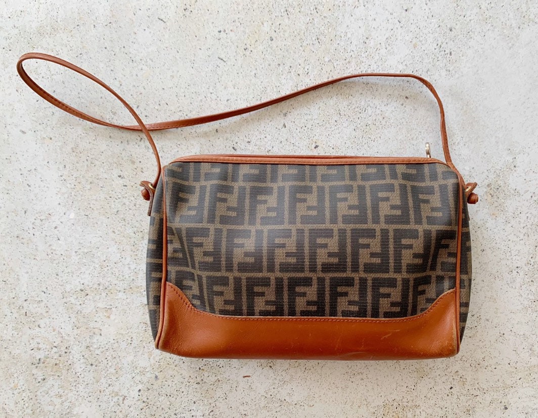 Vintage Fendi Monogram Shoulder Bag | semashow.com