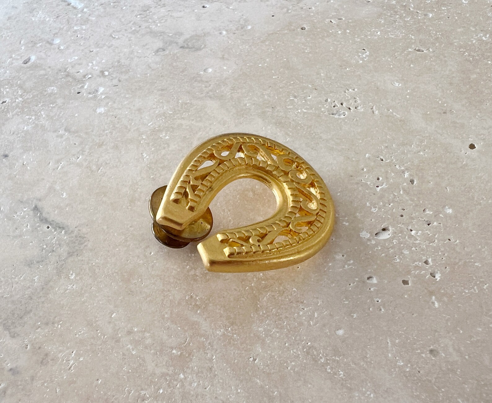 Vintage Brooch | GIVENCHY Lucky Horse Shoe Brooch Pin Jewelry Statement ...