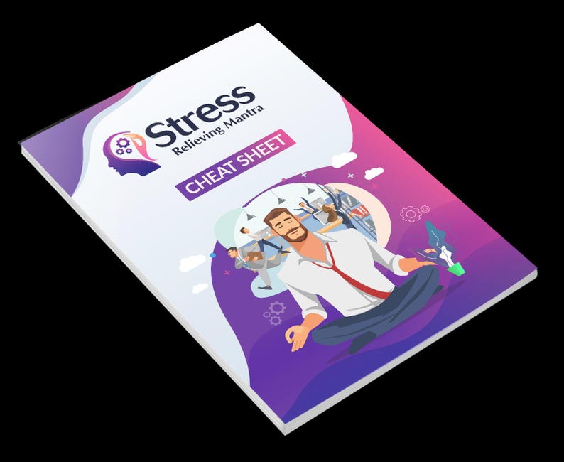 Stress Reducing E-book, Mind Map, Cheat Sheet, Resource Links - Etsy