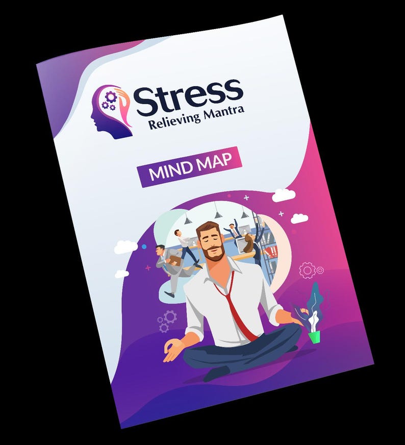 Stress Reducing E-book, Mind Map, Cheat Sheet, Resource Links - Etsy