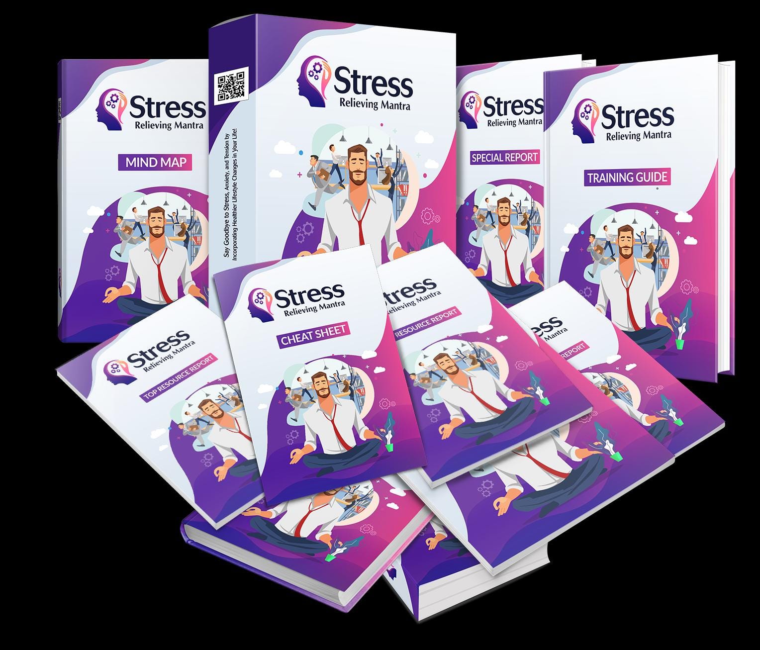 Stress Reducing E-book, Mind Map, Cheat Sheet, Resource Links - Etsy