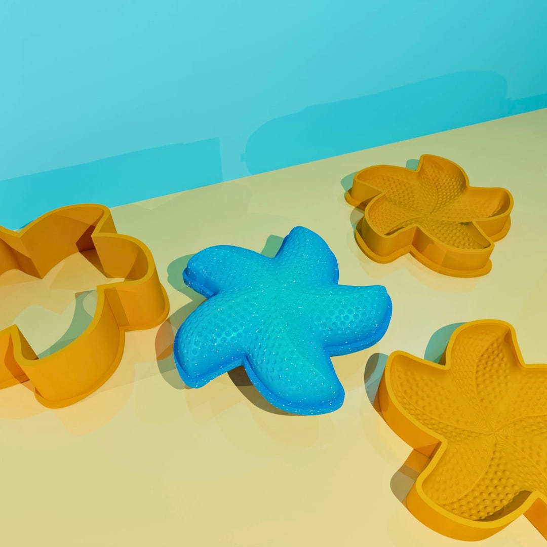 Starfish Bath Bomb Mold - Etsy