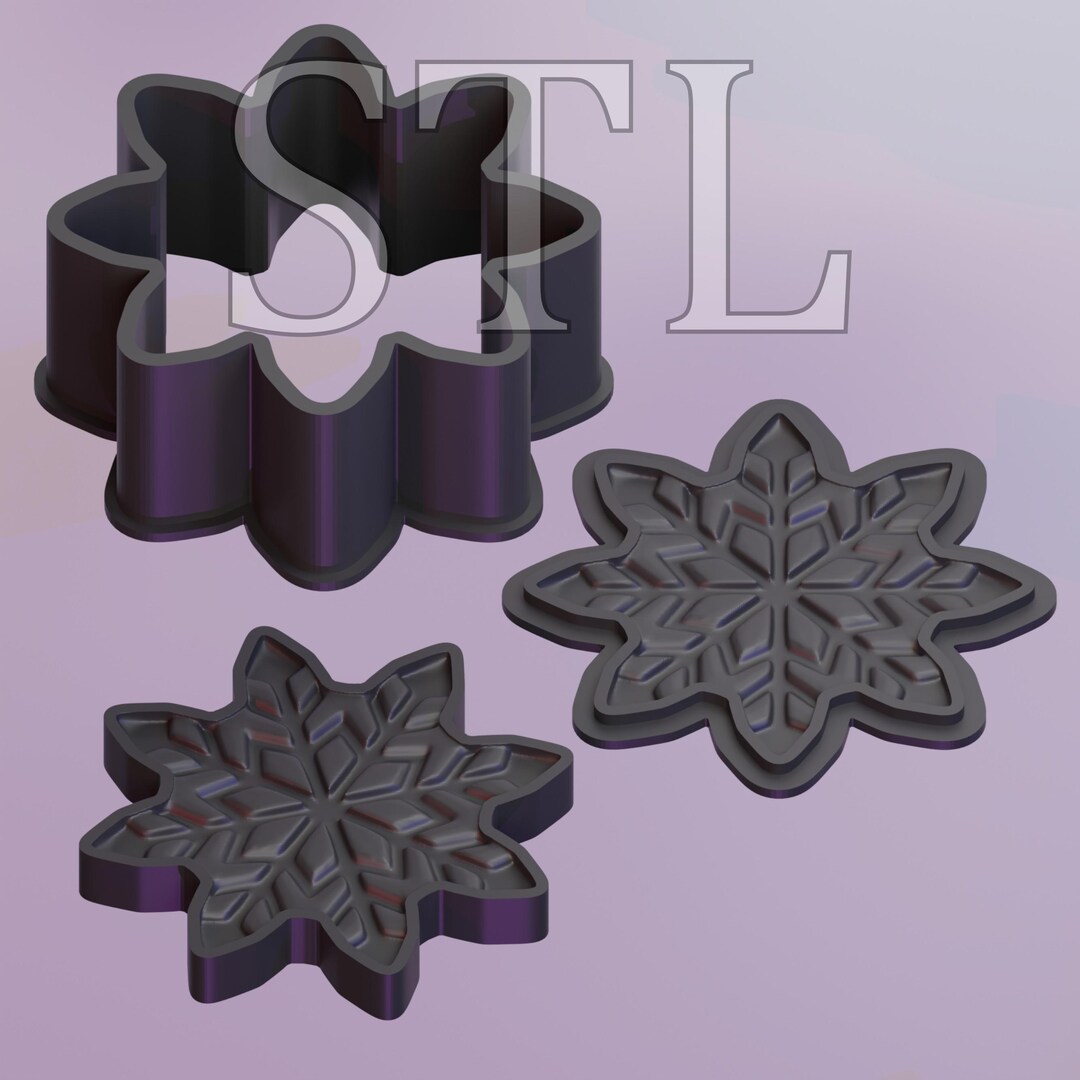 Digital STL File Snowflake Bath Bomb Mold FDM Printers - Etsy