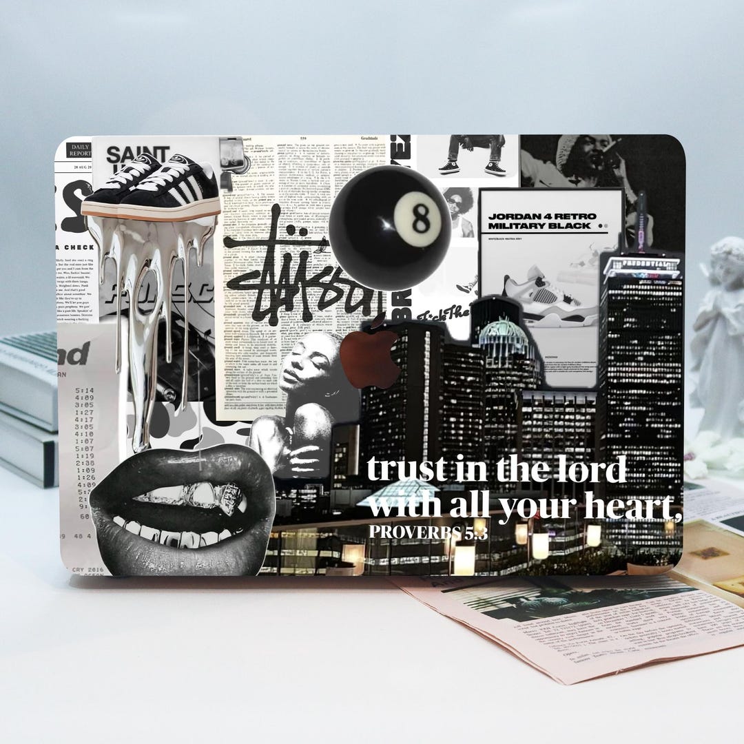 Urban Collage Biblical Quotey MacBook Case,laptop Case Any Mac,laptop ...