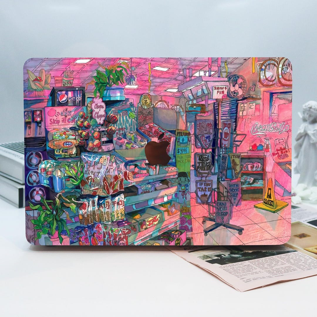 Colorful Convenience Store MacBook Case,laptop Case Any Mac,laptop ...