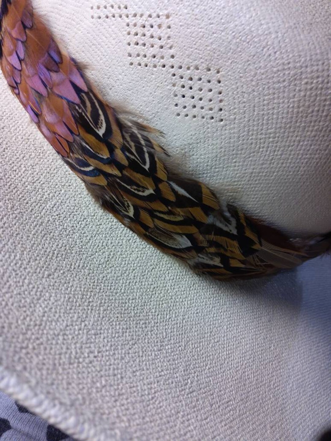 Vintage Deadstock Natural Pheasant Feather Hat Bands From the 80s New ...