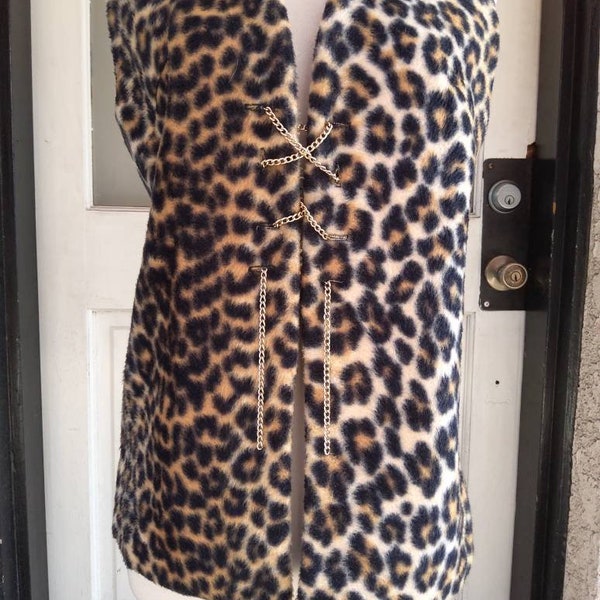 Leopard Vest - Etsy
