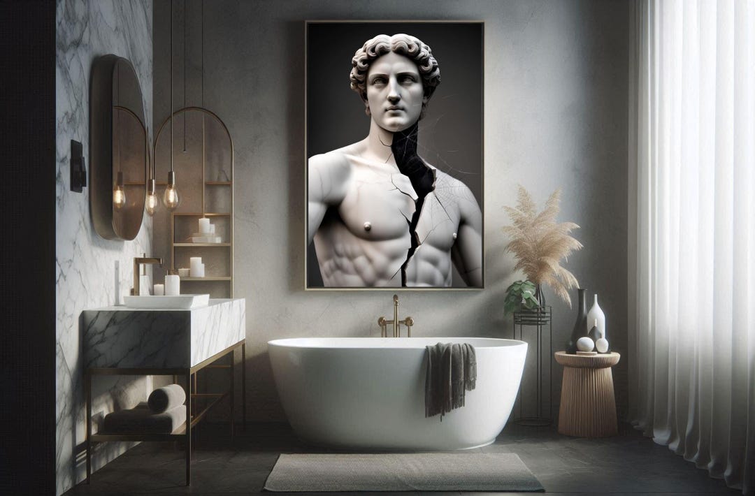 Gothic Classical Statue Wall Art With Mystical Atmosphere Download ...
