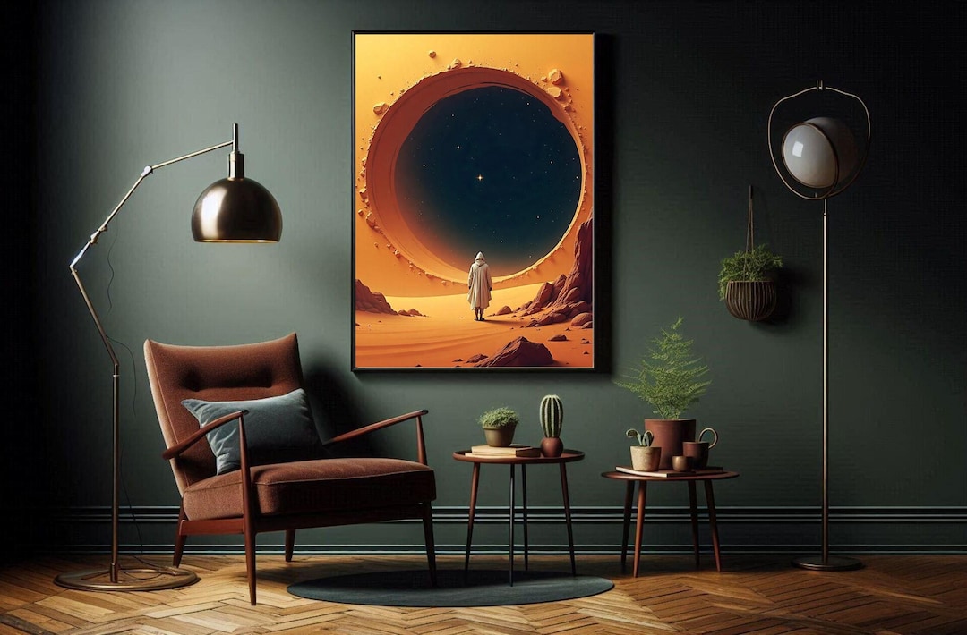 Dune Stargate – Desert Portal Wall Art, Sand Dunes, Digital Printable ...