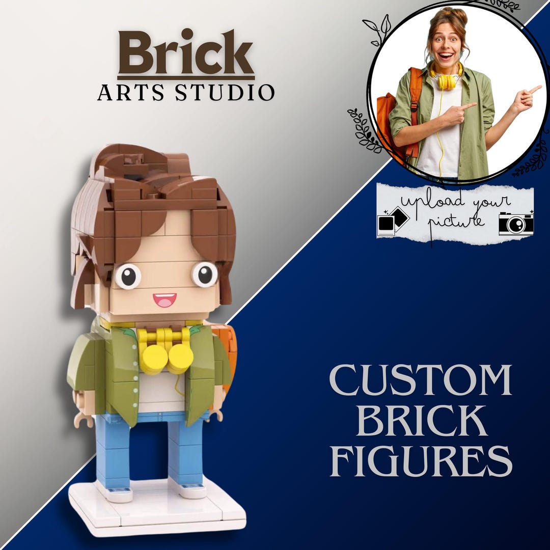 Build Your Own Mini Figure Custom Brick Mini Figures Cute Brick Figures ...
