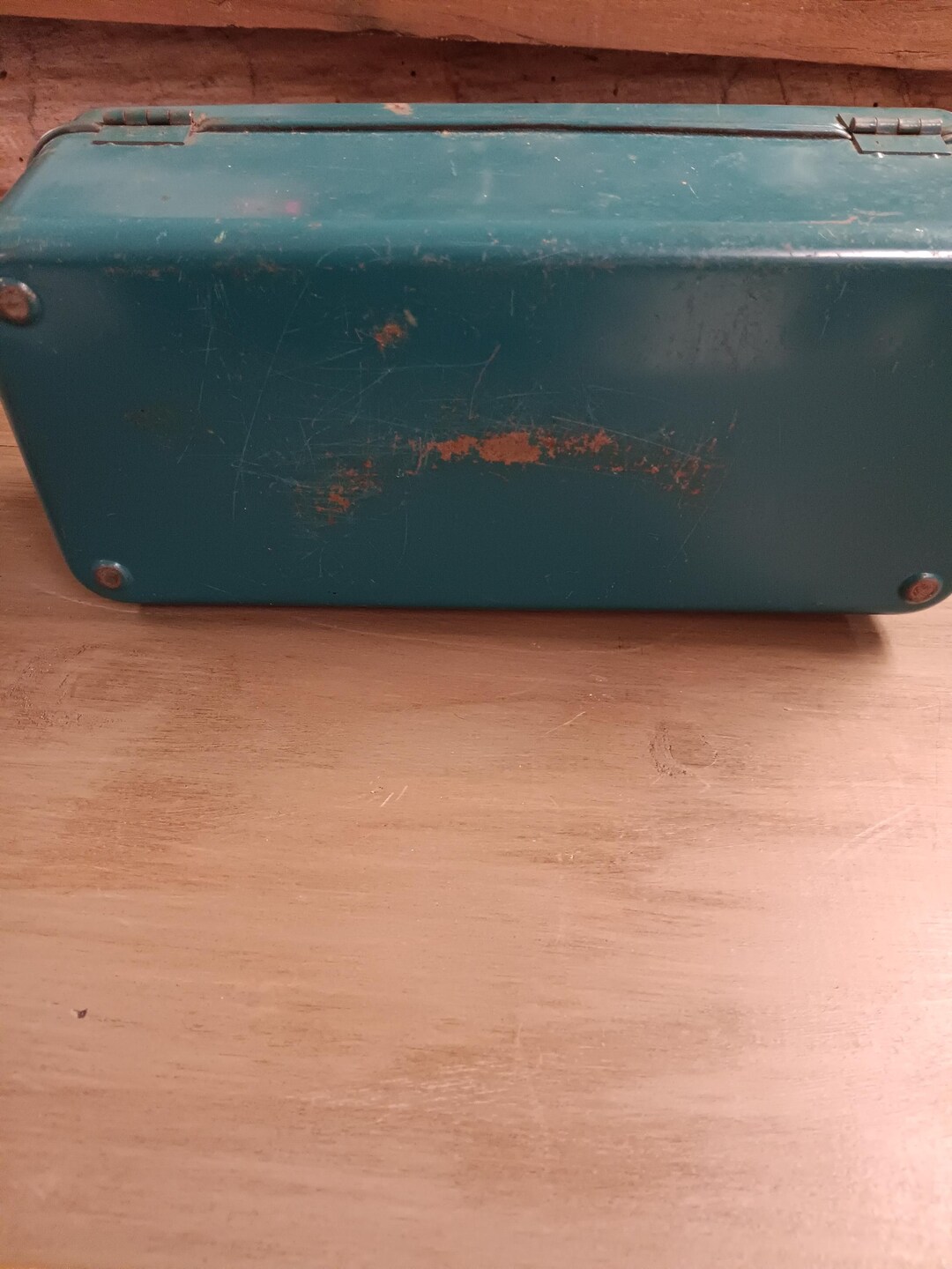 Vintage Metal Toolbox With Awesome Patina - Etsy
