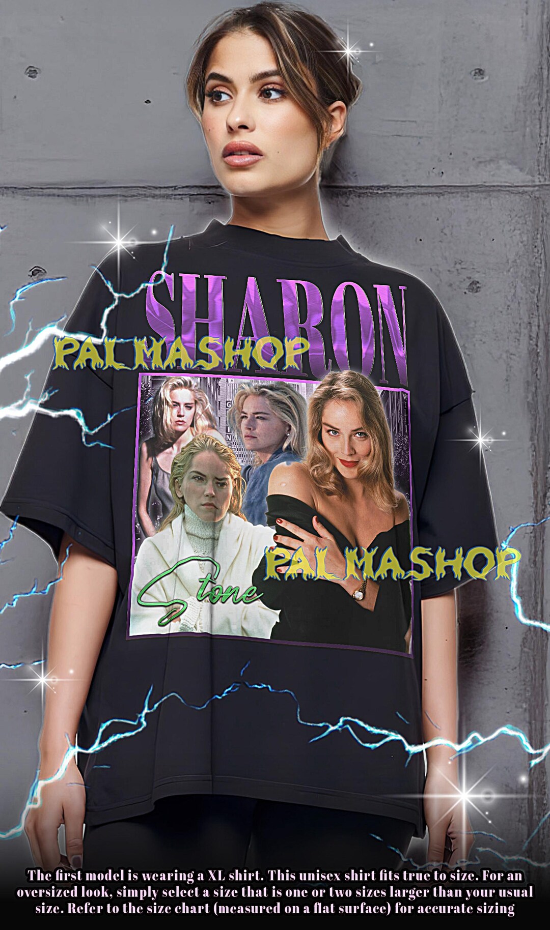 SHARON STONE Shirt, Sharon Stone Vintage Tshirt, Sharon Stone Fan Tees ...
