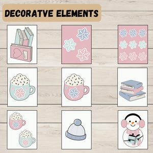 Winter Classroom Bulletin Board Kit | Snow Season Reading Display ...