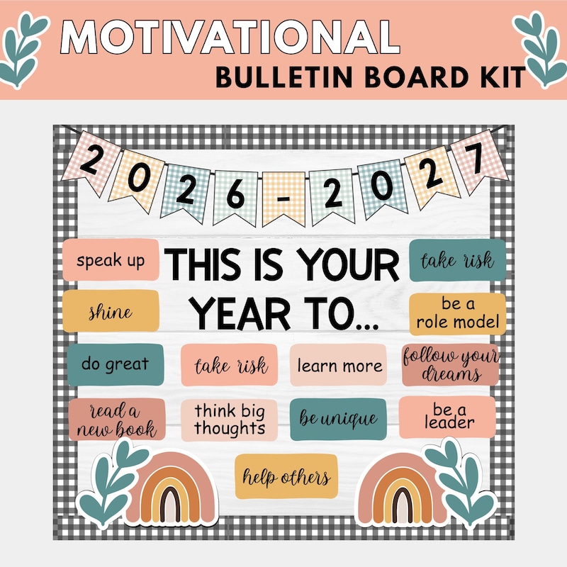 Beginning of the School Year Bulletin Board Ideas - Etsy