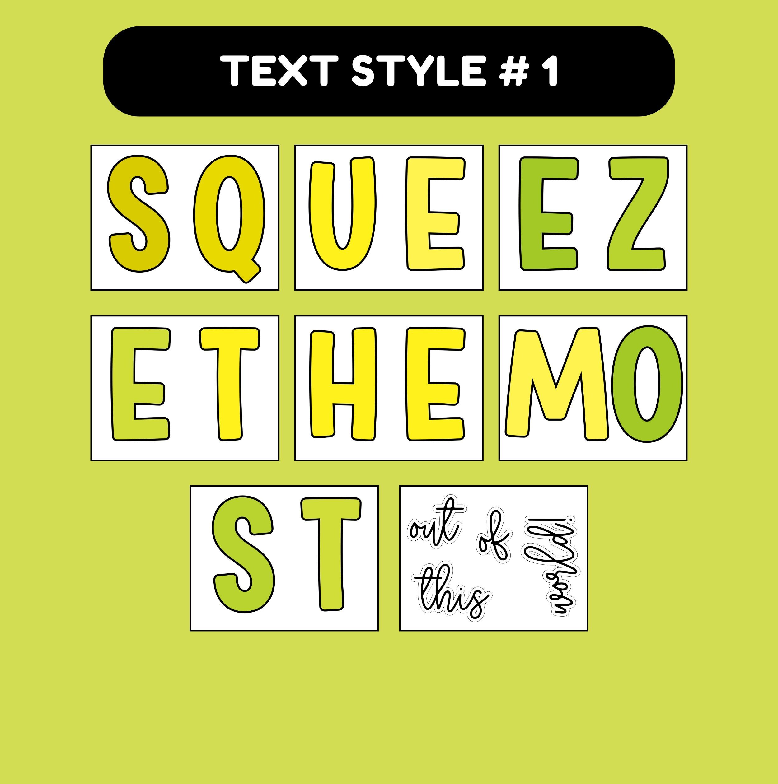 Summer Lemon Theme Bulletin Board Kit, Squeeze the Most Out of This ...