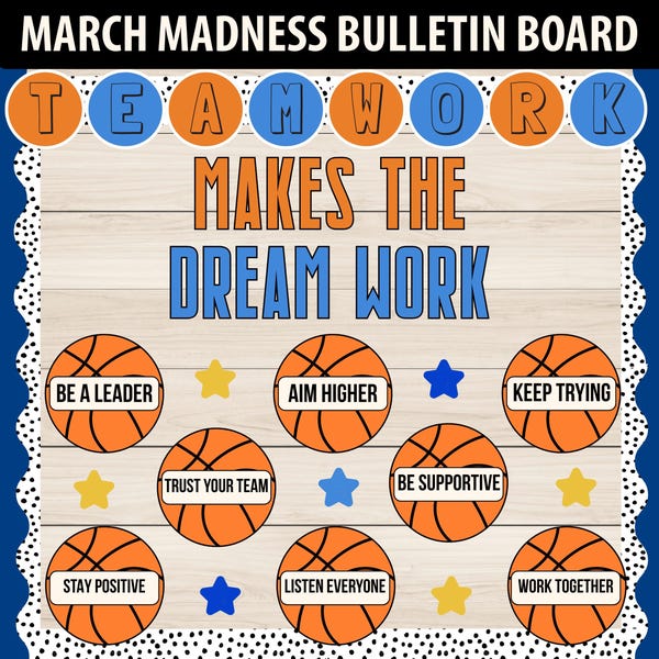 March Bulletin Board for Work - Etsy