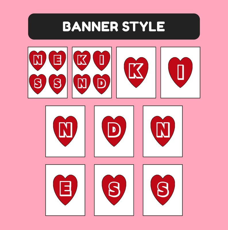 Kindness Heart Bulletin Board Kit, Valentine Alternative Classroom ...