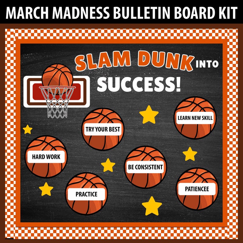 March Madness Bulletin Board - Etsy