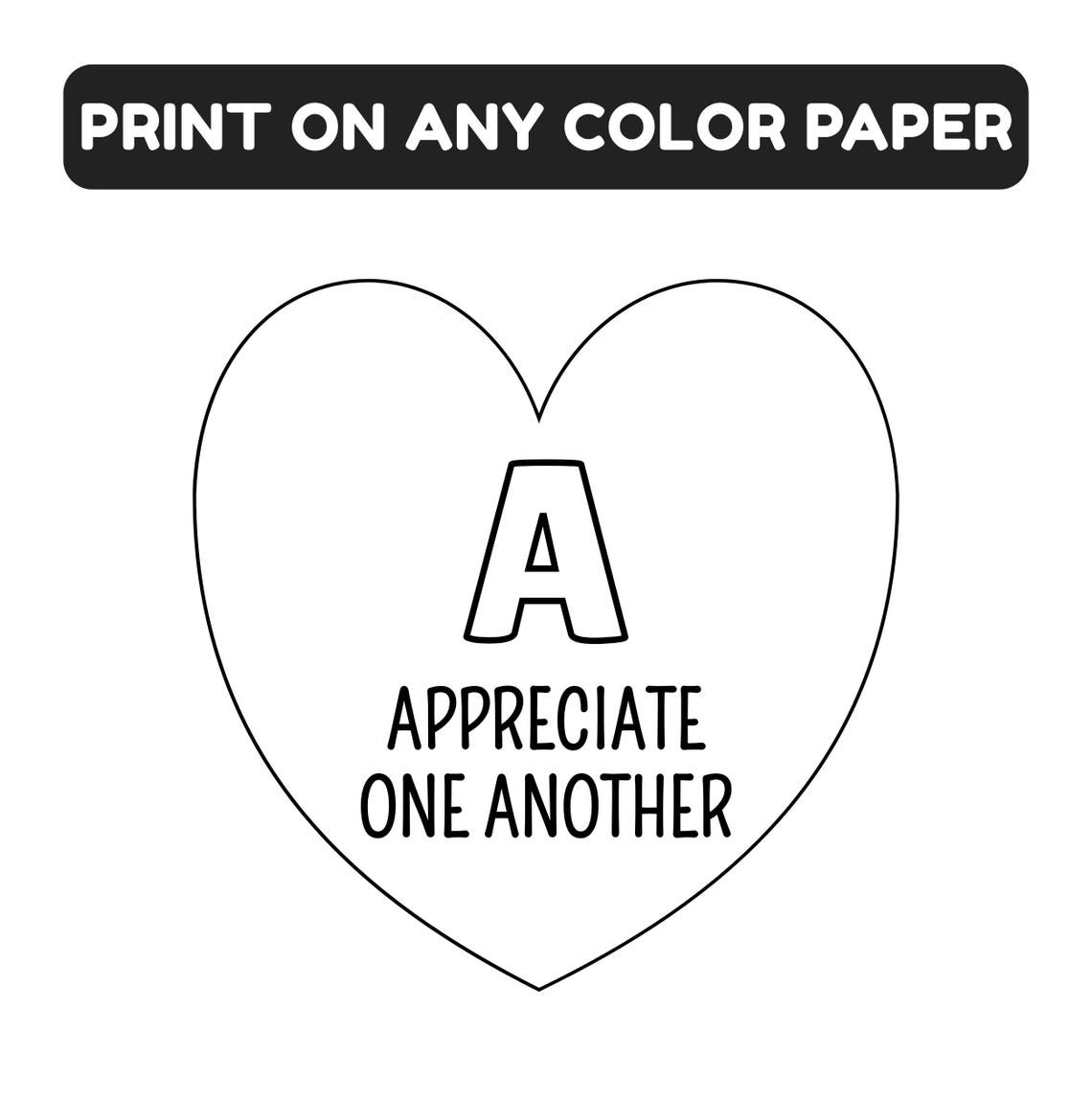 Kindness A-Z Bulletin Board Kit, Heart Theme Classroom Decor (PDF ...