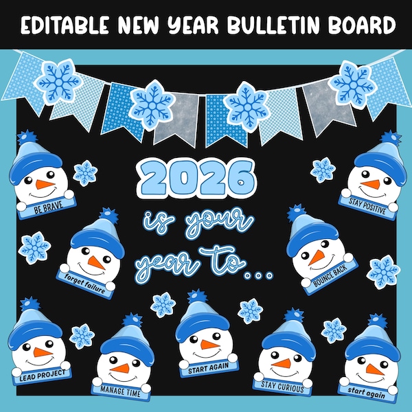 January Classroom Decor - Etsy